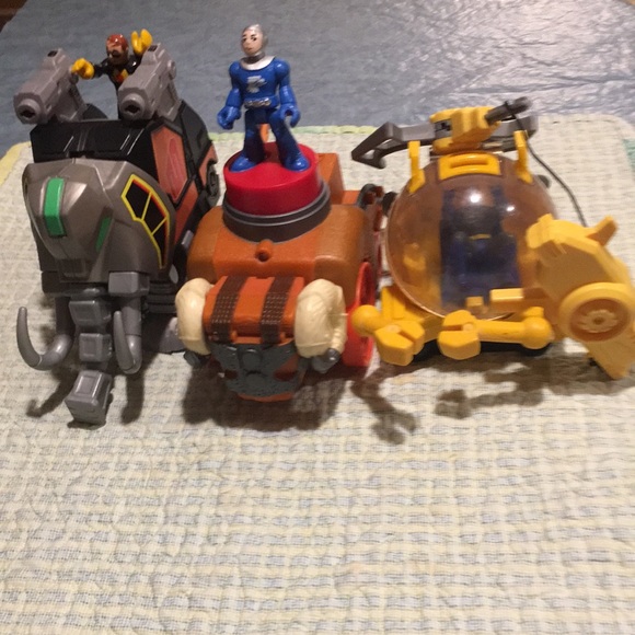 Imaginext | Toys | Imaginext Vehicle 7pc Set Mammoth Zord Castle ...